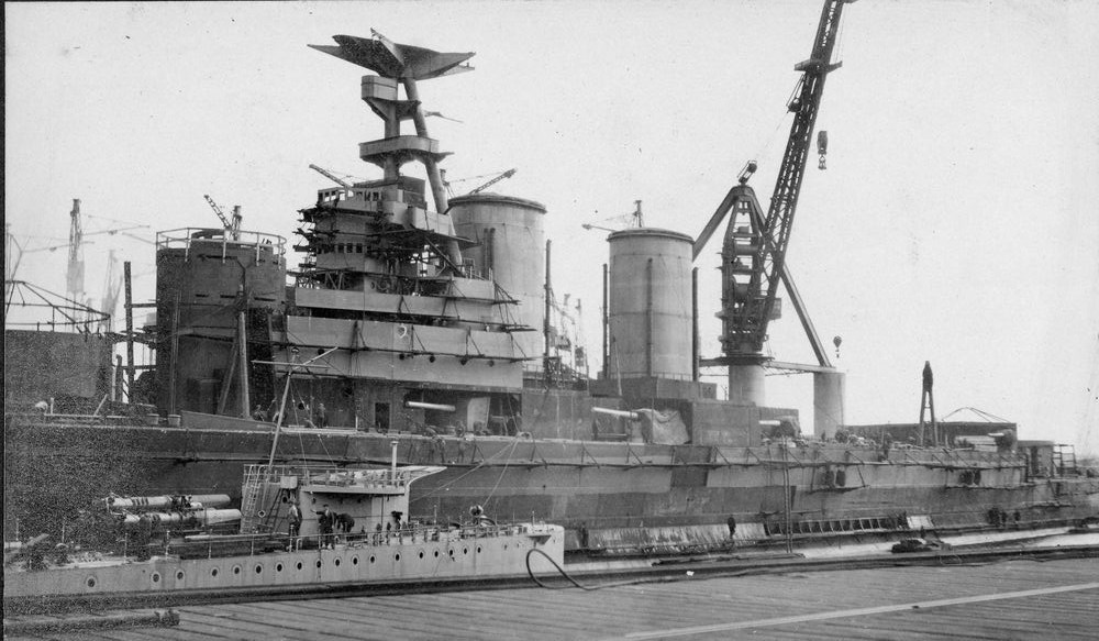 H.M.S. Hood: construction